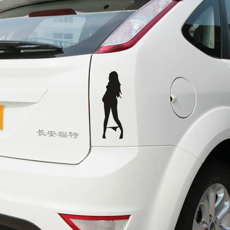 Aliauto Car Styling Sex Bikini Girl Reflective Car Sticker And Decal