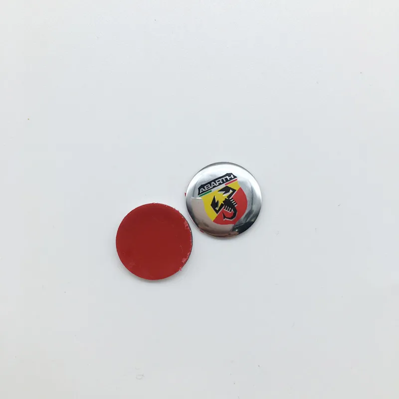 10X 14mm red Black Gold Clover ALFA ROMEO Car Logo Key Fob Emblem Badge ...
