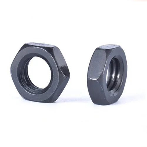 Tuerca hexagonal de acero al carbono, tuerca plana delgada, hexagonal ...