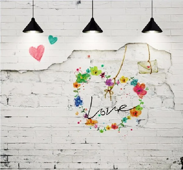 Custom fotografia white brick wall photography backdrops vinyl photo ...