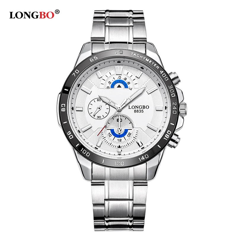 Longbo Waterproof Luminous Steel Mens Watches Luxury Men's Watches ...
