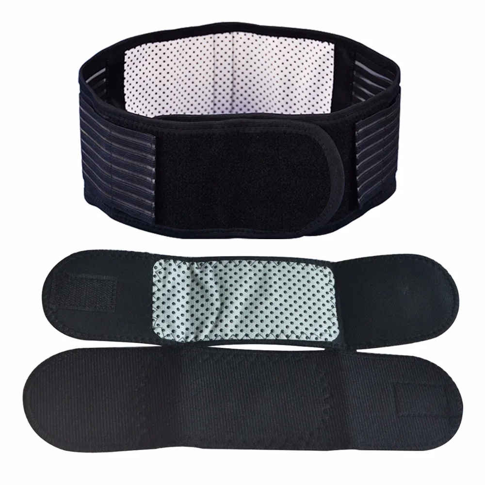 2 In 1 Tourmaline Belt Self Heating Massage Magnetic waist belt wrist ...