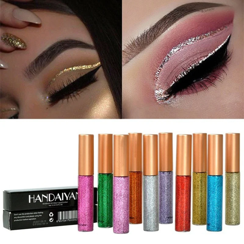 Aliexpress.com : Buy 10 Colors Eye makeup bright flashing Eyeshadow ...