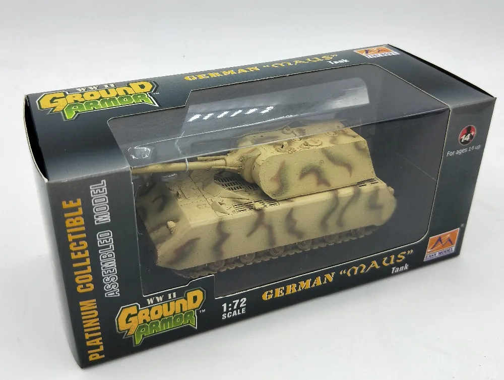 1:72 German Rat Ultra Heavy Tank Model Trumpeter Finished Product 36206 ...