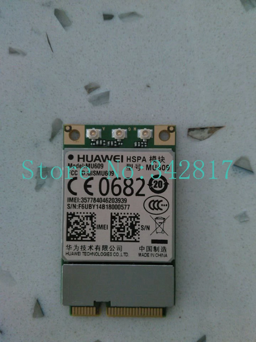 Hot sales HUAWEI MU609 WCDMA Mini PCIe HSPA+/UMTS quad-band 850/900 ...