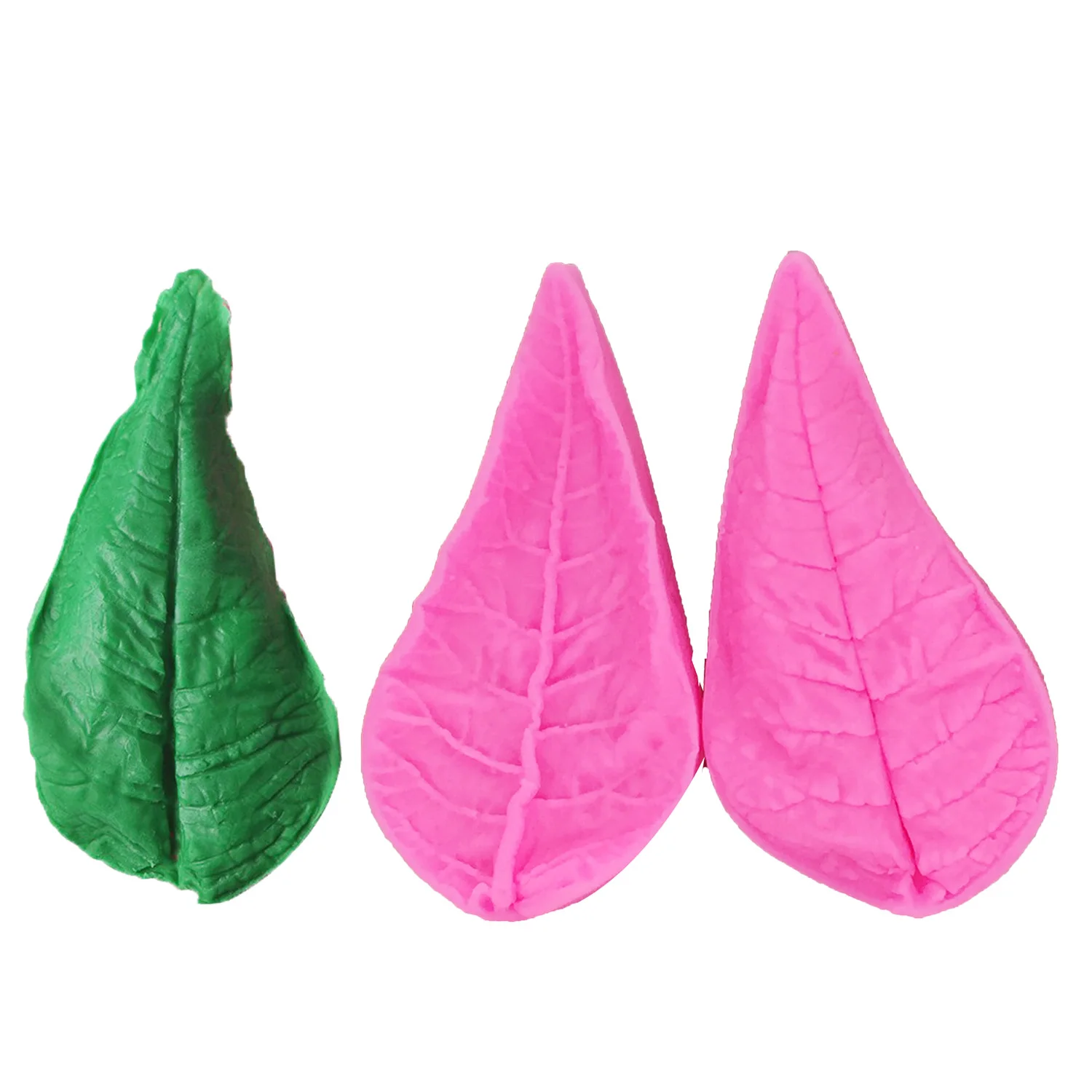 Leaves Silicone Mold Fondant Mould Leaf Cake Decorating Tools Chocolate ...