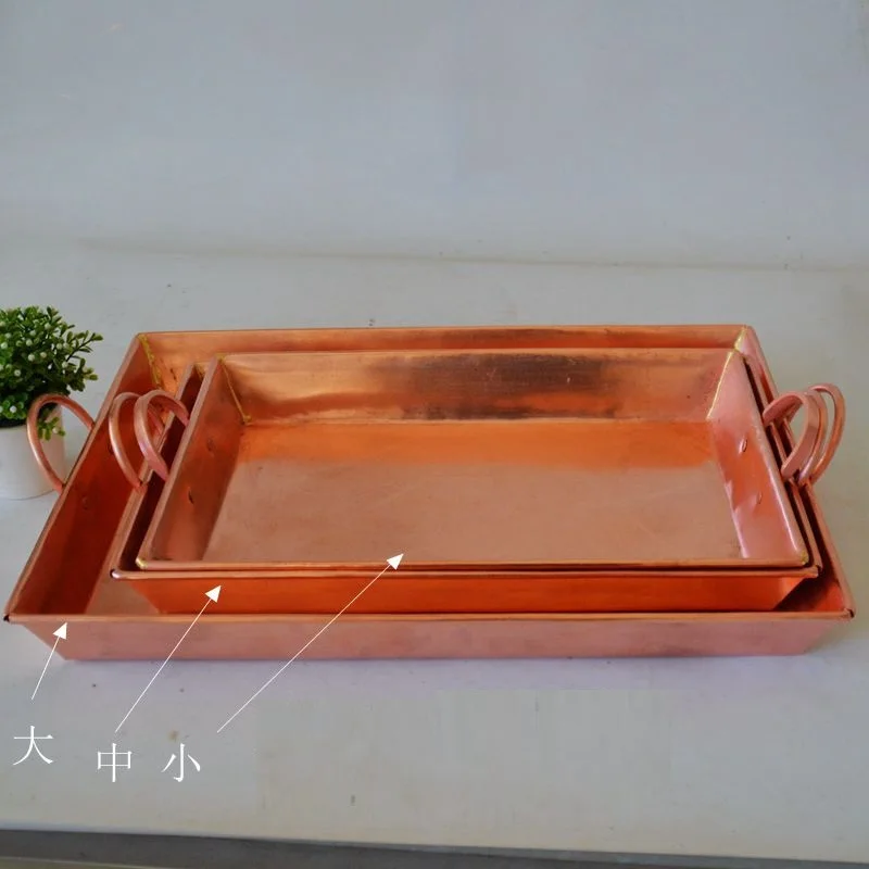 1 шт. ручной работы из чистой меди кастрюля большая толстая с ручкой ...