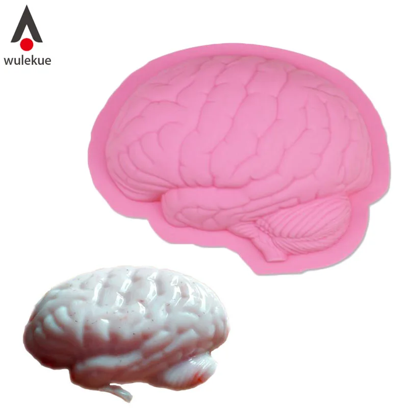 Aliexpress.com : Buy Wulekue Scary Zombie Brain Jello Gelatin Mold For ...