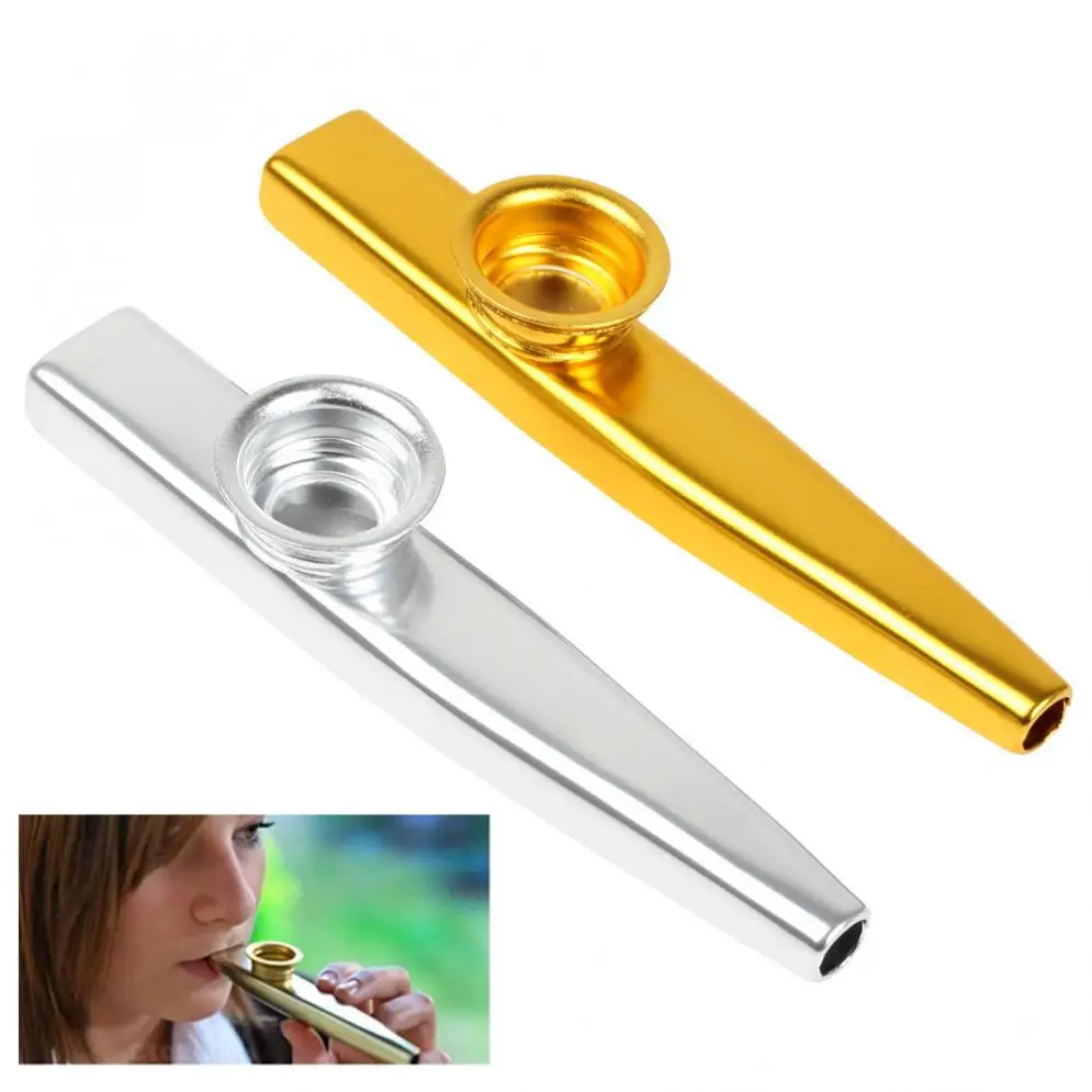 Musical Instrument Metal Kazoo with Flute Diaphragm with 2 Colors ...