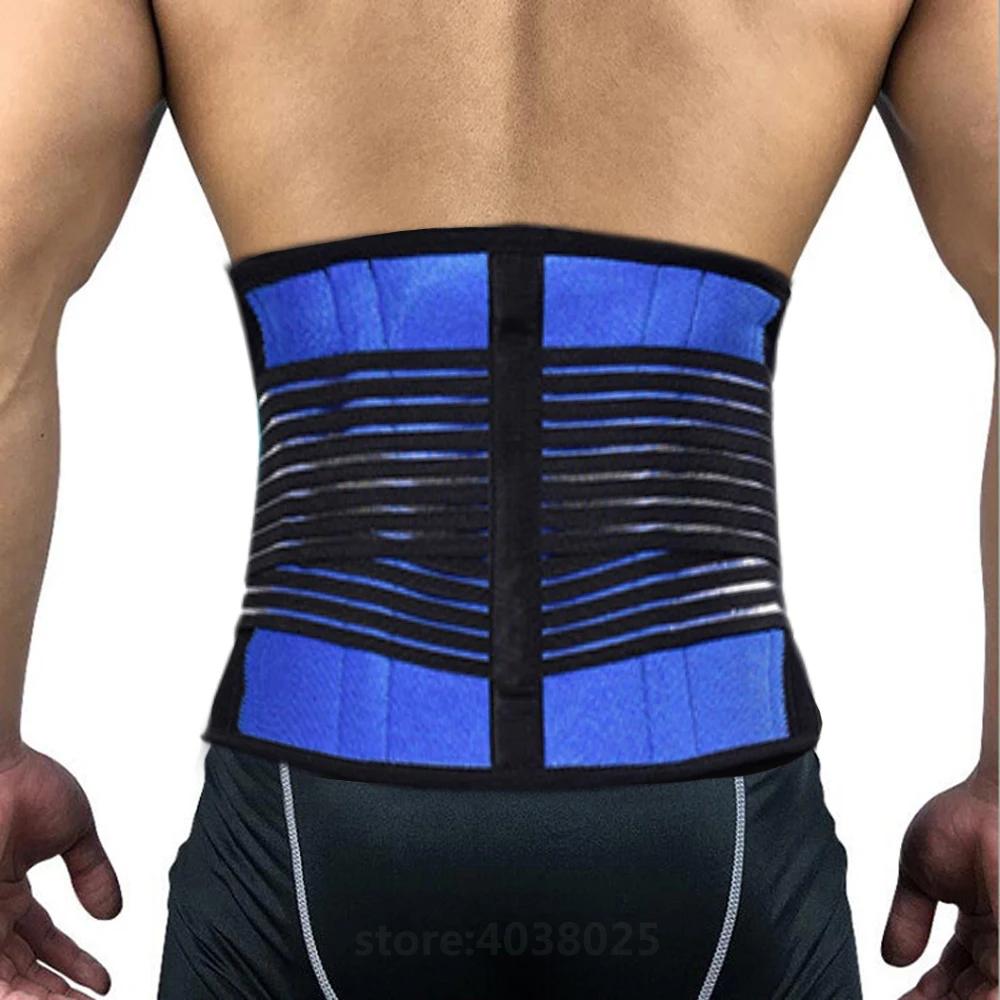 Magnetic Bar Neoprene Double Pull Waist Support Brace Orthopedic ...