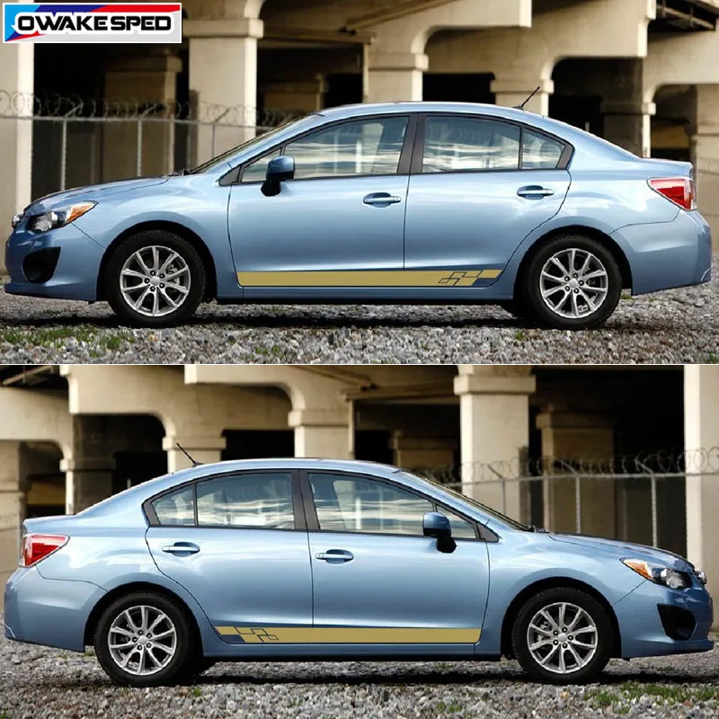 Lattices Racing Vinyl Decal Car Sticker For Subaru Impreza WRX STI Door ...
