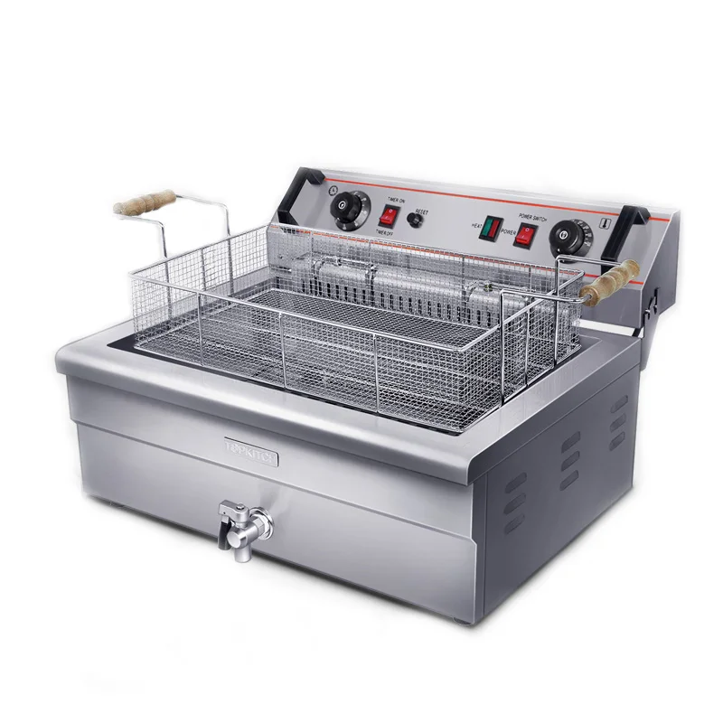 commercial fryer single cylinder fryer fries fritters chicken frying ...
