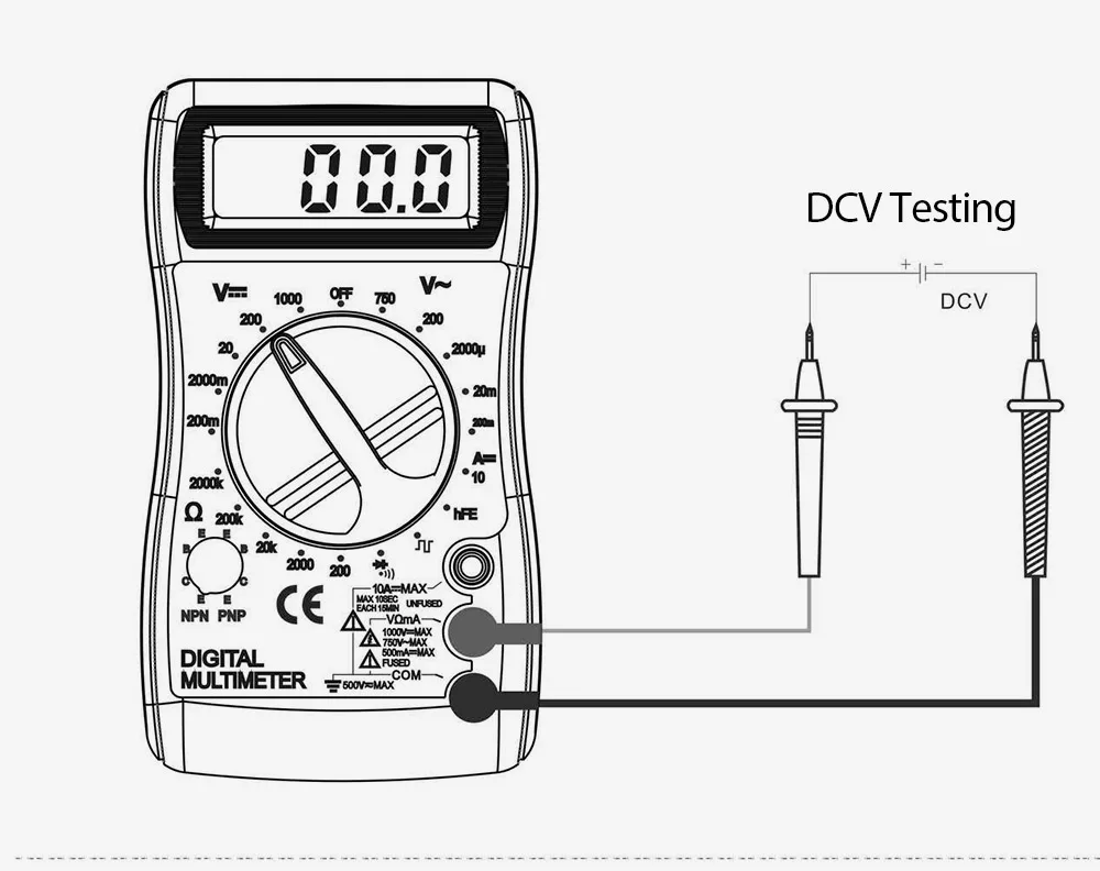 Digital Multimeter Sketch