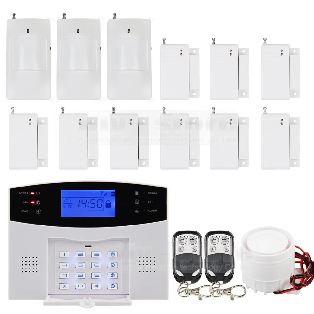 DIYSECUR-High-Sensitivity-GSM-Sms-Home-House-Alarm-System-Lcd-Screen-3 ...