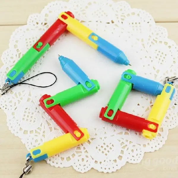 High quality Foldable Ballpoint Pen Collapsible Ball Pen Bending ...