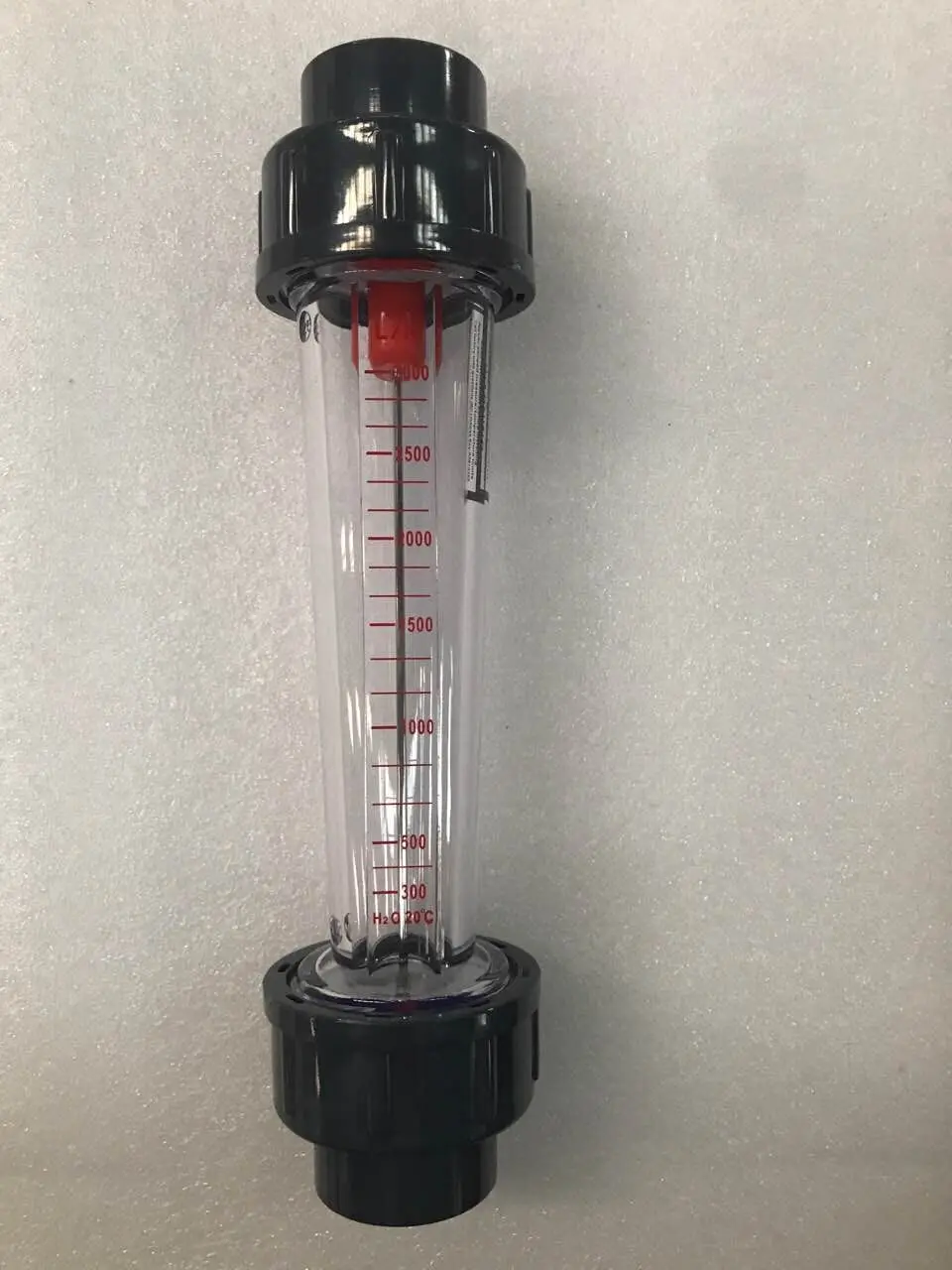 Bspp/g Connector Lzs-25 Flow Meter Plastic Tube Type Water Rotameter ...