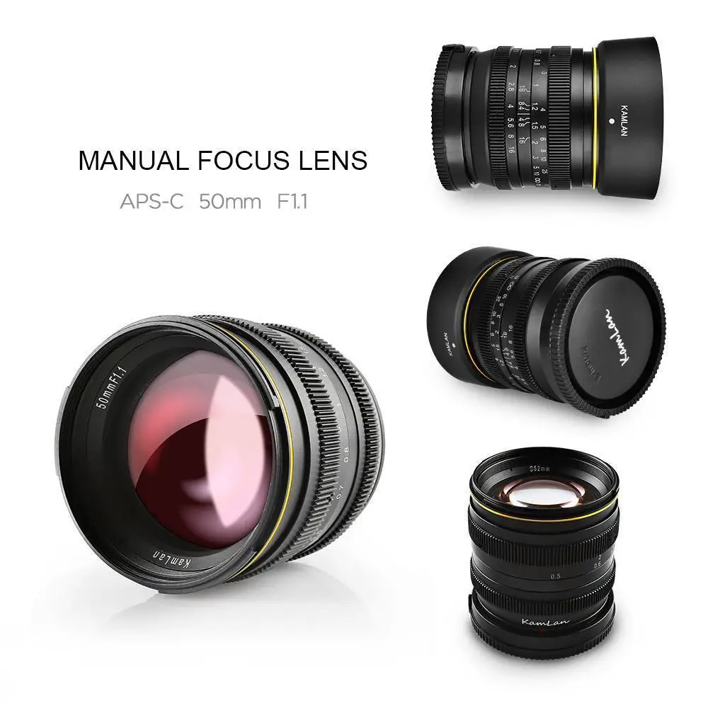 50mm F1 1 Aps C Large Aperture Manual Focus Lens For Canon Mount Eos M