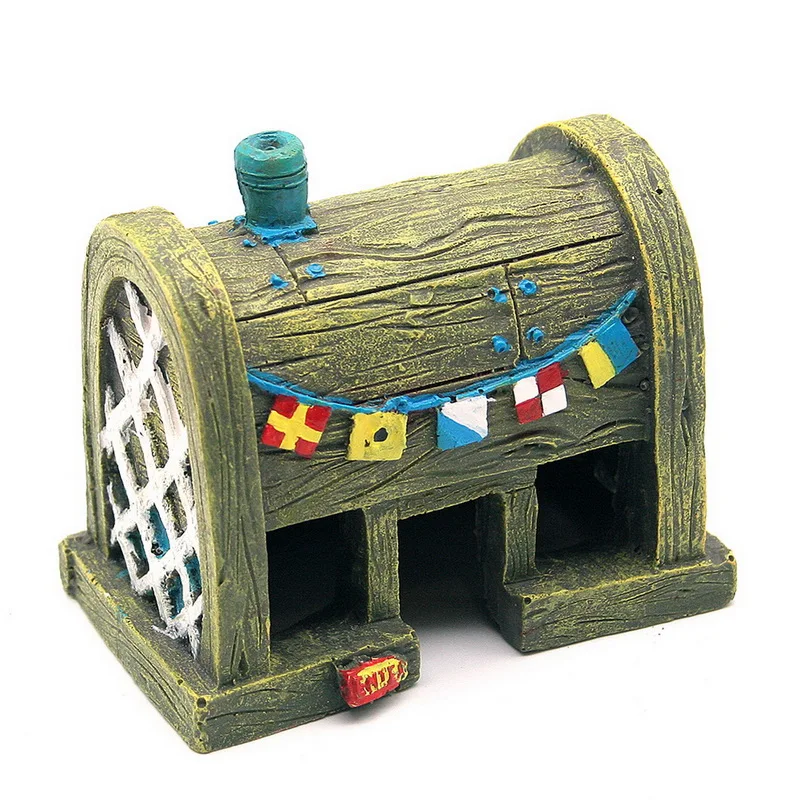 Comic Spongebob Krusty Krab Aquarium Ornaments Decorations Fish Tank ...