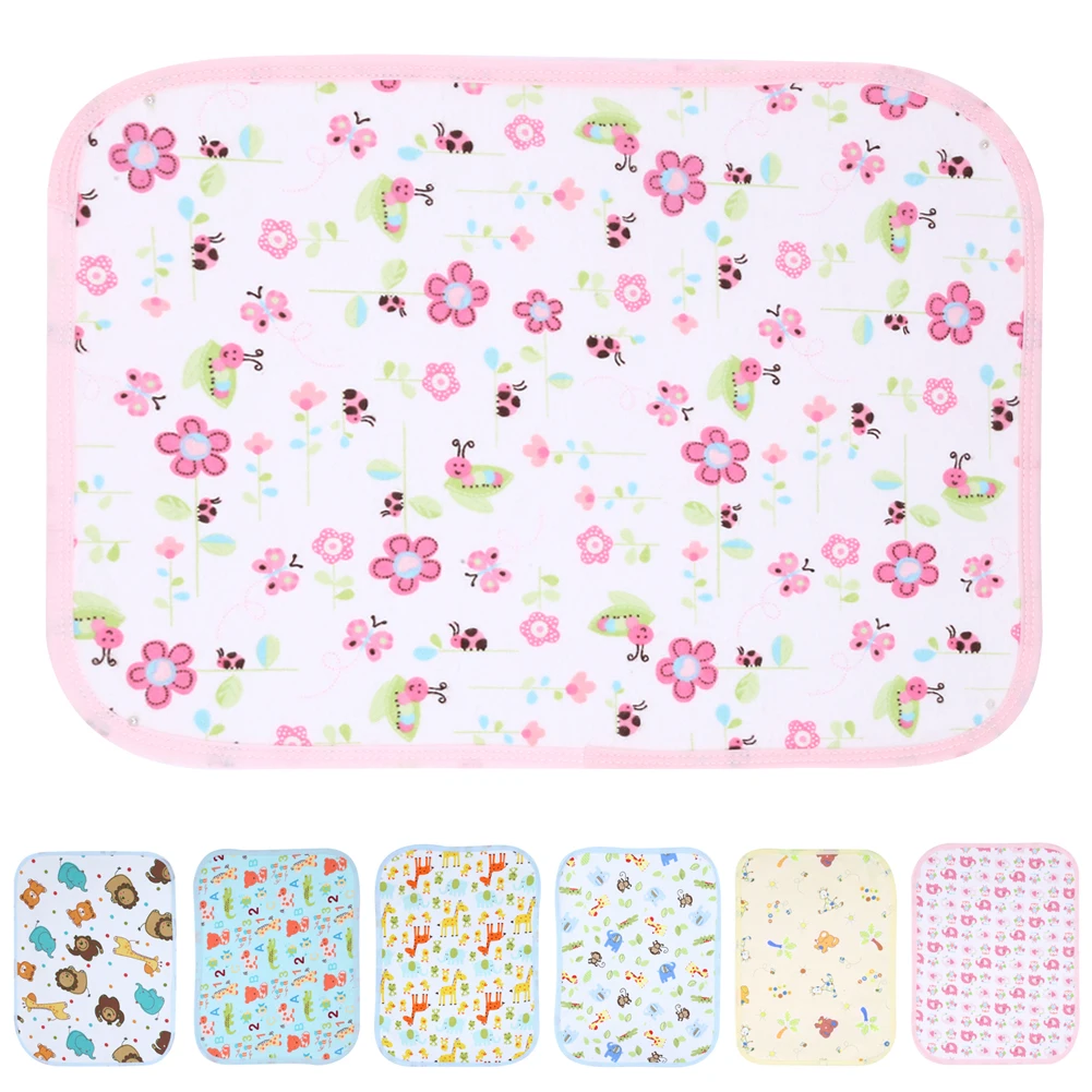 Baby Waterproof Nappy Changing Pads Covers Stroller Pram Bed Reusable ...