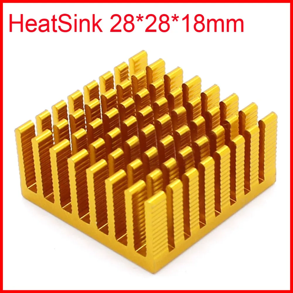 Free Shipping 10pcs 28*28*18mm Heatsink Heat Sink Radiator Small ...