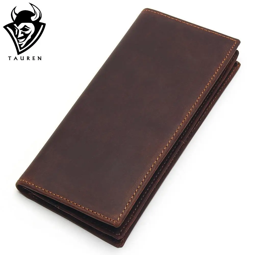 Leather Long Wallet With Chainsaw | semashow.com