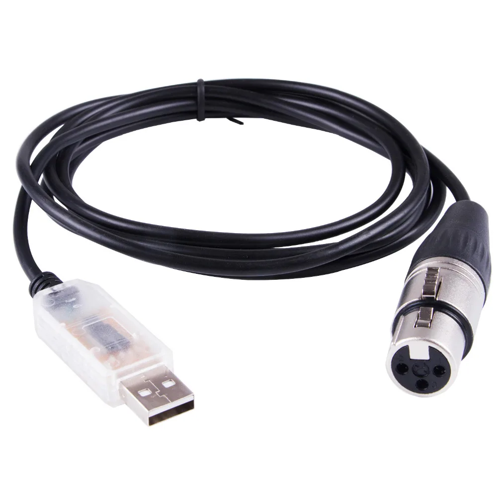 Usb To Dmx Interface Adapter Stage Lighting Disco Light Dj freestyler ...