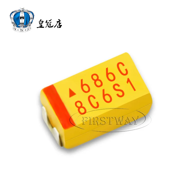 Chip-tantalum-capacitor-686E-68UF-25V-C-type-C-6032-bile-capacitor ...