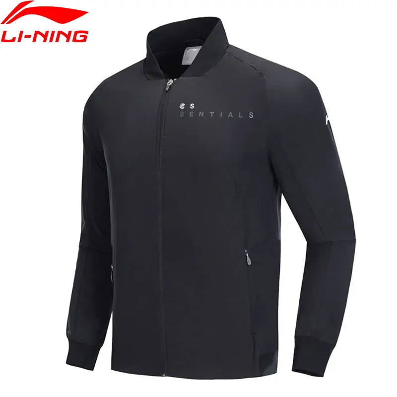 Li Ning Men Training Jacket 3D Fitting Slim Fit 100% Polyester Pockets ...