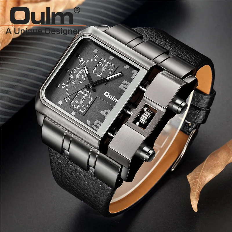 2019-OULM-Watches-Fashion-Chronograph-Male-Top-Brand-Luxury-Quartz ...