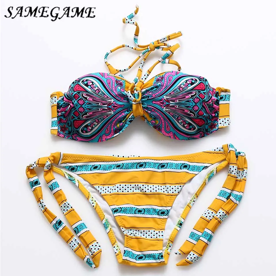 Samegame 2018 Sexy Bikinis Hot Sale New Brazilian Women Swimsuit