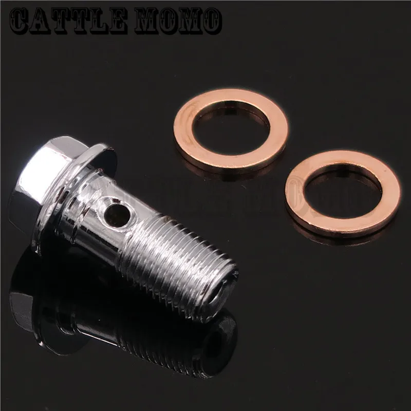 New Stainless Steel Banjo Bolts M10 X 1.00mm Banjo Bolt Motorcycle ...