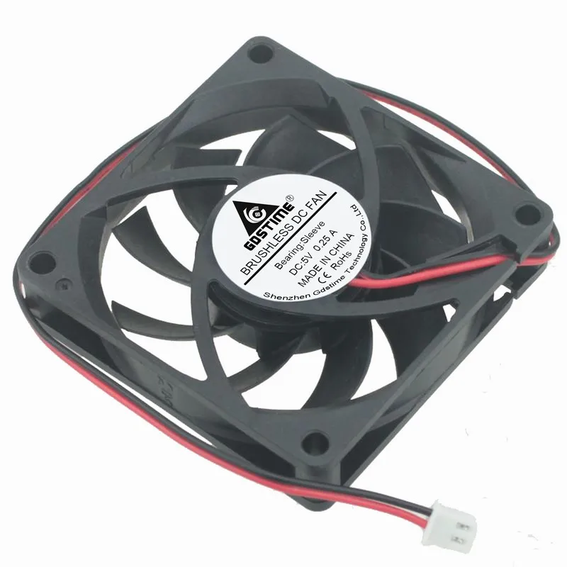 original 5V 12V 24V 7CM 70X70X15MM computer case DIY brushless cooling ...