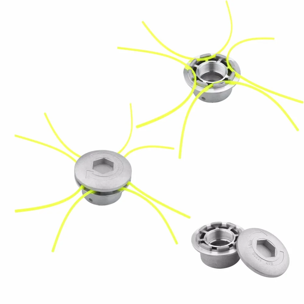 Aluminum Grass Trimmer Head With 4 Lines Brush Cutter Head Thread Nylon ...