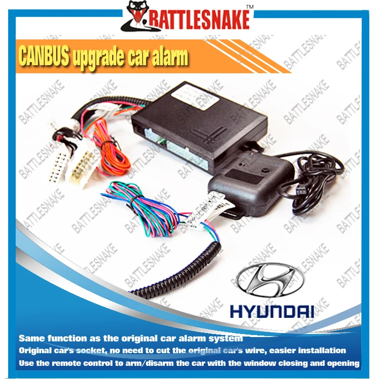 Free shipping CANBUS Original Car Alarm HYUNDAI ELENTRA CAR ALARM WITH ...