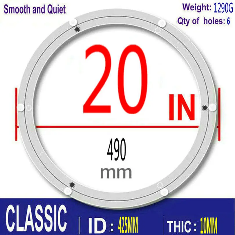 HQ-CLASSIC-20-inch-490mm-Furniture-Hardware-Accessories-Aluminum-Lazy ...