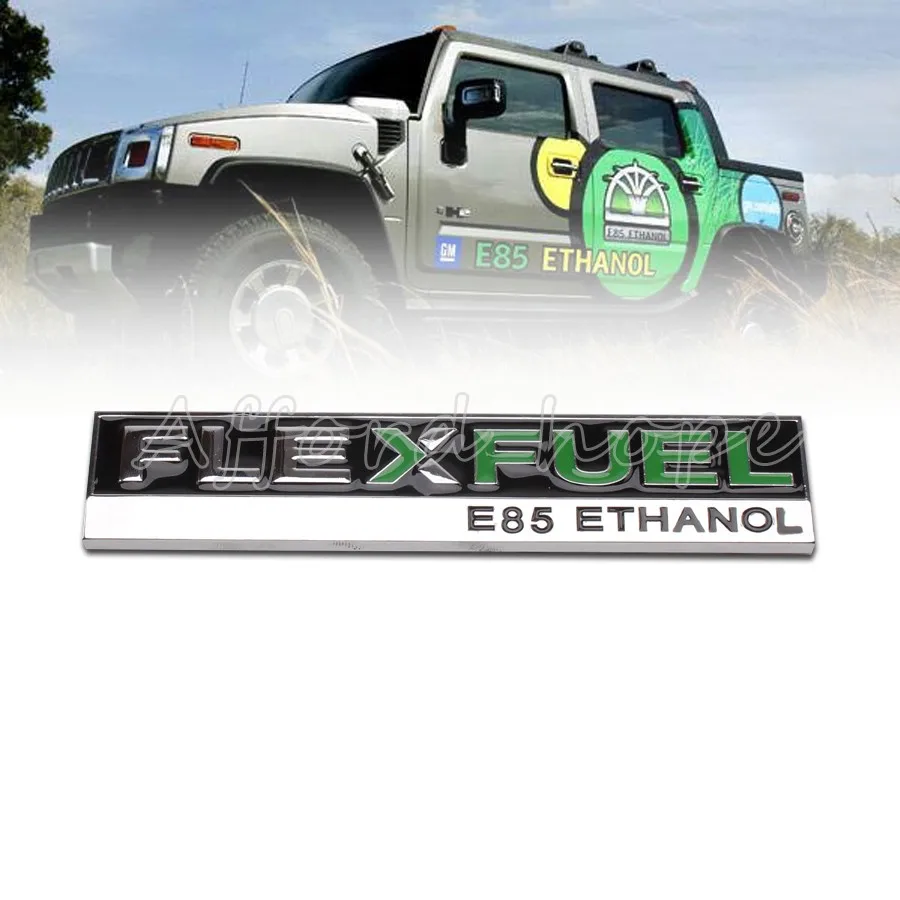 New OEM Flex Fuel E85 ETHANOL Sticker Auto Emblem GOBO Logo Impala ...