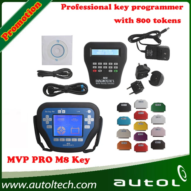 Newly DHL free full set auto m8 mvp pro key programmer Diagnostics Most Powerful mvp m8 Key ...