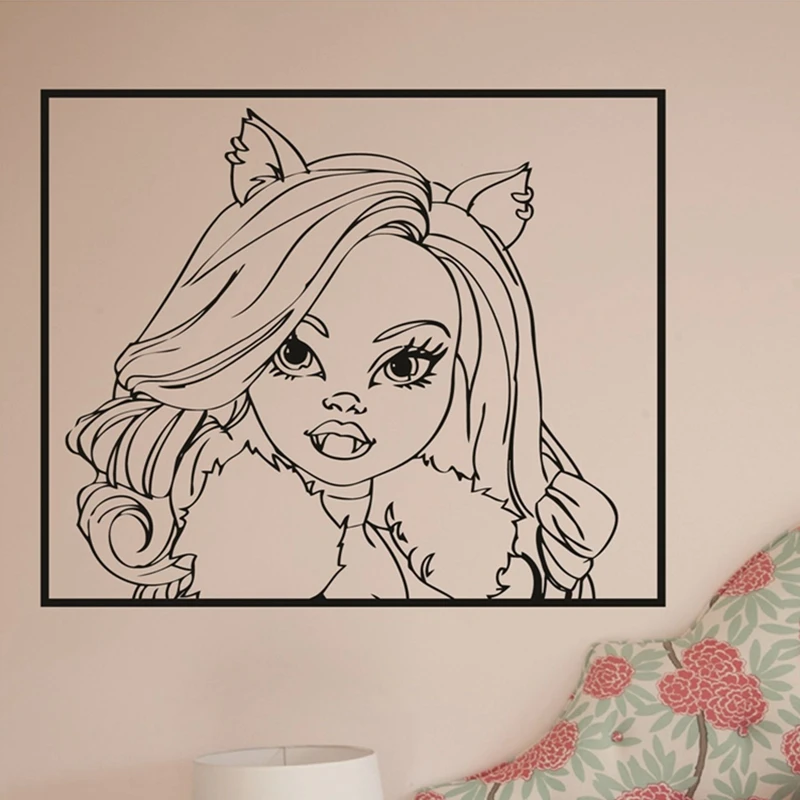 Monster High Wall Stencils