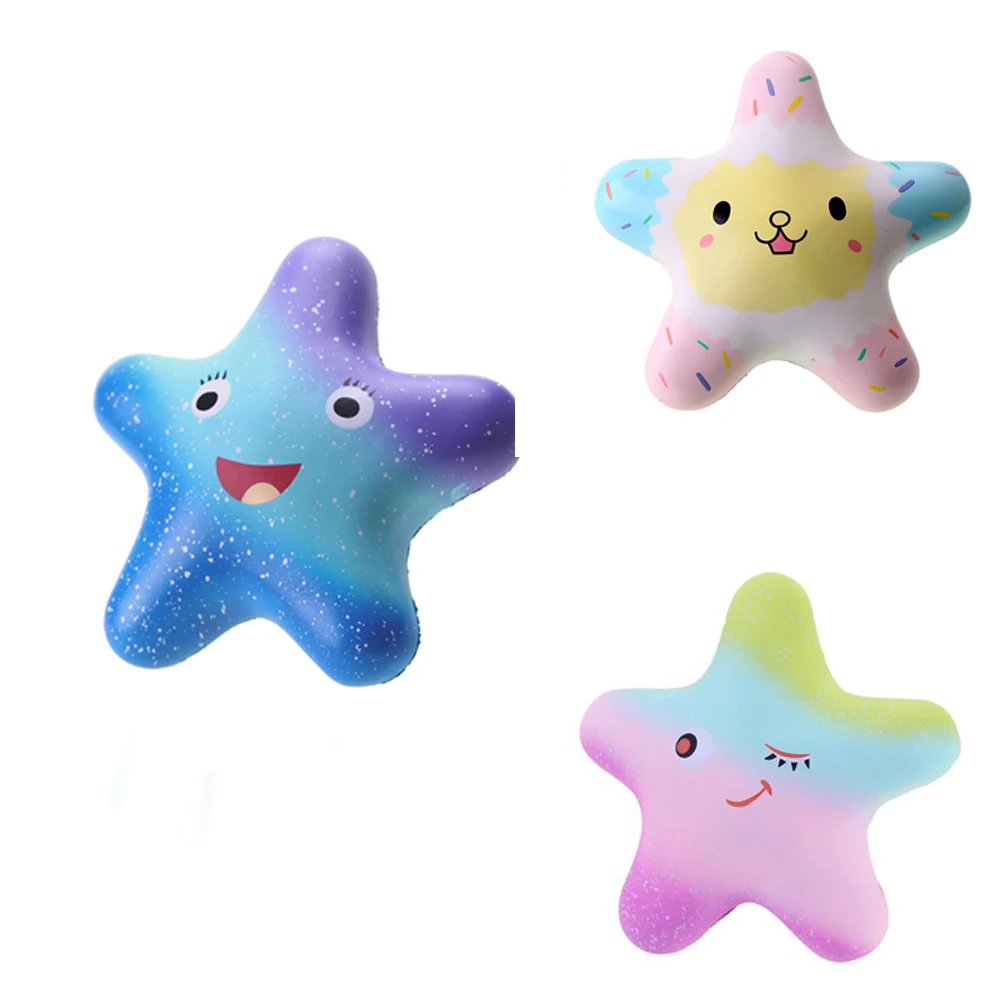 6Pcs/Lot Vlampo Scented Starfish Squishies Slow Rising Squeeze Toys ...