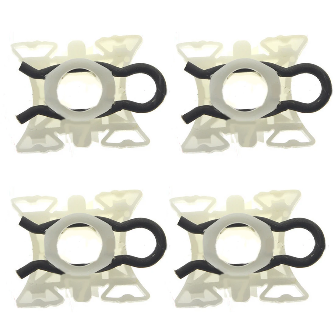 4pcs New White Nylon Window Regulator Sliding Pivot Clips 51321938884 ...