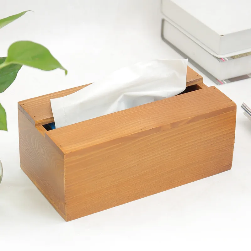 Wood Tissue Box Napkin Storage Box Waterproof Toilet Paper Holder Large ... Wood Tissue Box Napkin Storage Box Waterproof Toilet Paper Holder Large ...