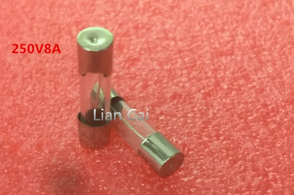 20pcs/lot Fast Quick Blow Glass Tube Fuse 5x20mm 250V 8A F8AL250V|tube ...