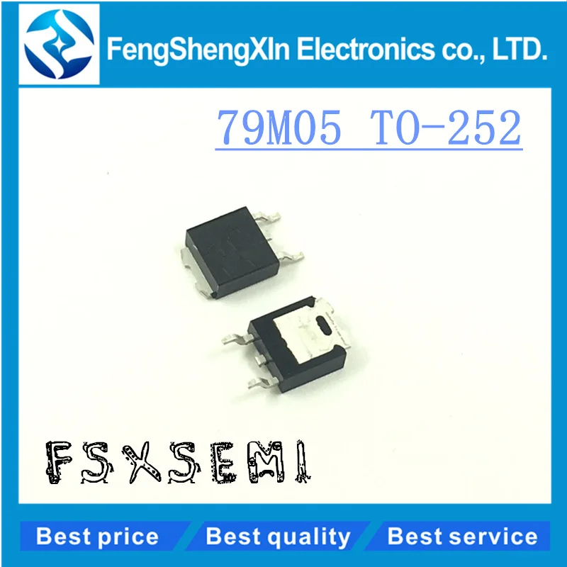 10pcs/lot New MC79M05CDT 7905 79M05 Chip patch negative voltage ...