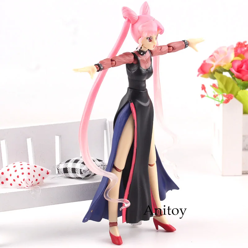 Anime Sailor Moon Chibiusa Tsukino Black Lady Action Figure 20th ...