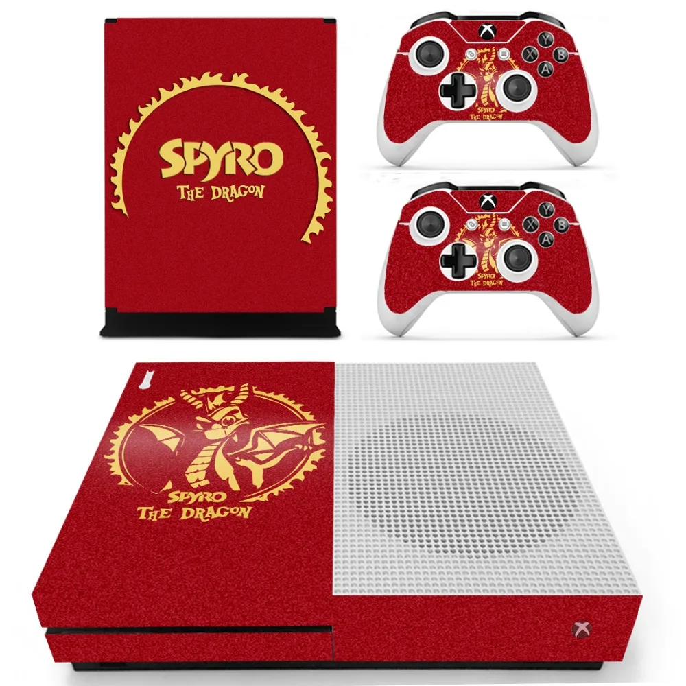 Spyro The Dragon Skin Sticker for Xbox One S Console and Controllers ...