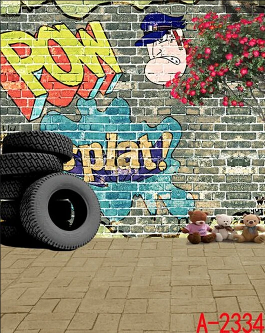 Plain Graffiti Wall Background