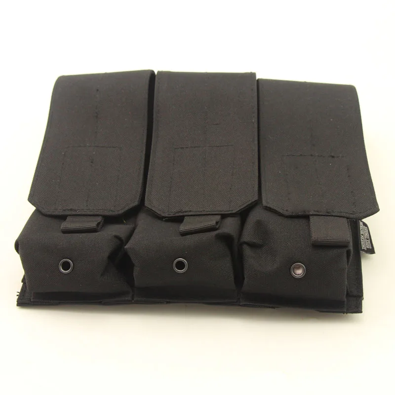 New M4 M16 5.56MM MOLLE PALS Double Stack Rifle Magazine Mag Top Flap ...