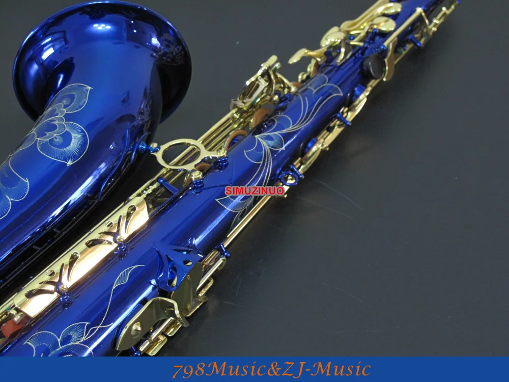 Blue Tenor Saxophone