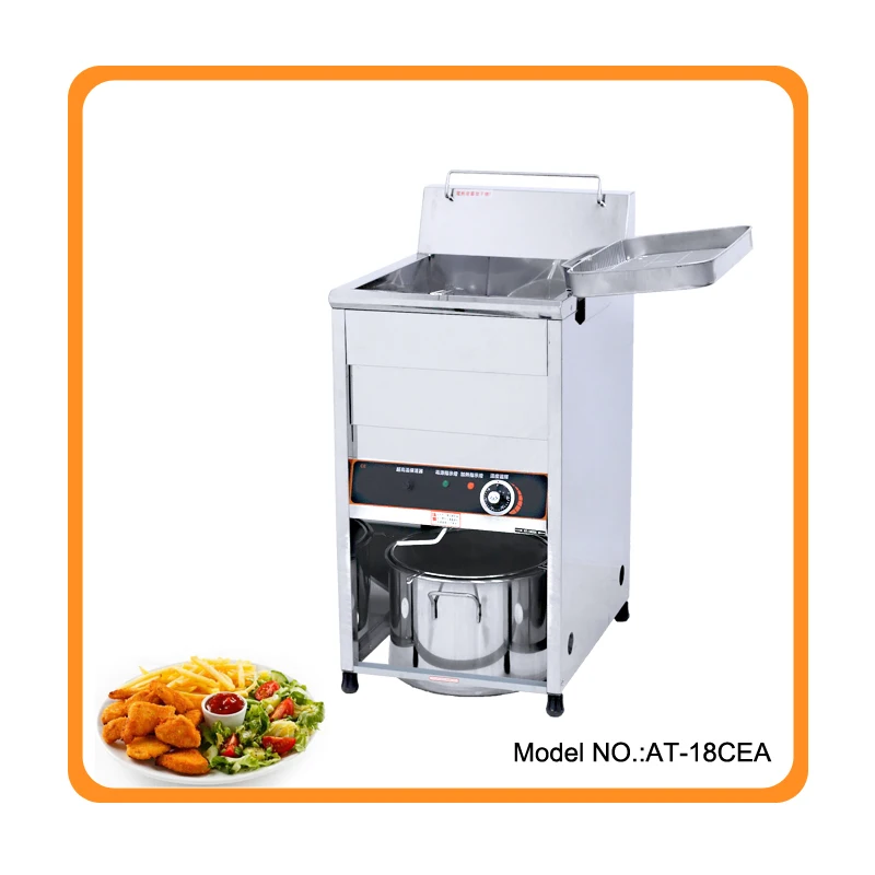 Freidora de pollo profunda de acero inoxidable de tipo Vertical ...