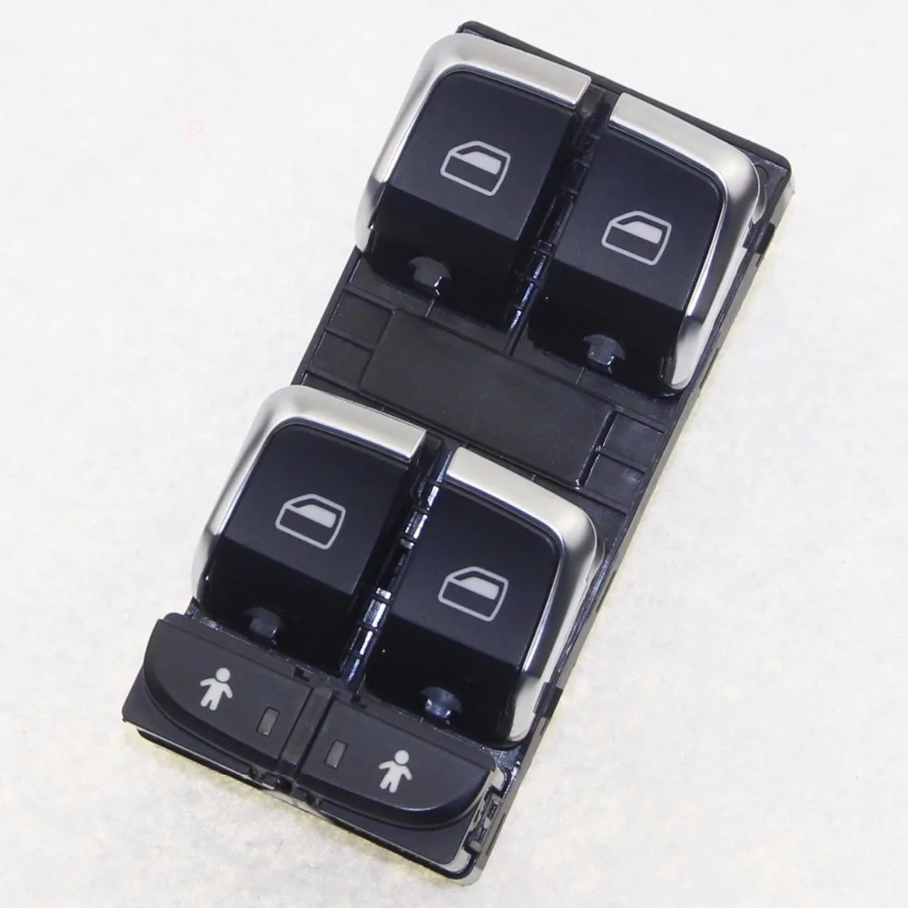 OEM Chrome Door Window Control Switch MASTER BUTTON UNIT FOR A6 A7 C7 ...